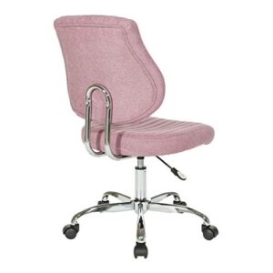 OSP Home Furnishings Sunnydale Office Chair, Orchid