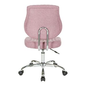 OSP Home Furnishings Sunnydale Office Chair, Orchid