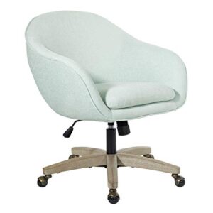 osp home furnishings nora office chair, mint