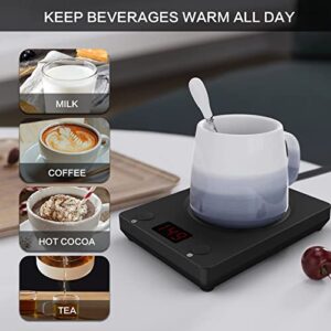 SEALON Mug Warmer for Desk with Auto Shut Off Electric Mug Warmer Office Home Use Cup Warmer Plate for Coffee Milk, Tea, Water, Christmas/Birthday Gift…