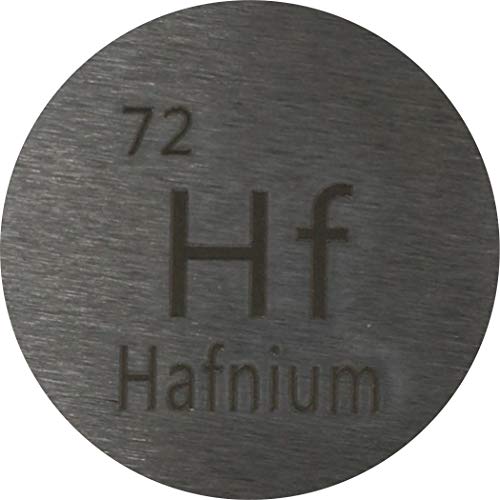 Hafnium (Hf) 24.26mm Metal Disc for Collection or Experiments