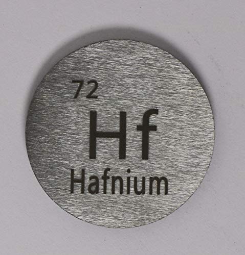 Hafnium (Hf) 24.26mm Metal Disc for Collection or Experiments