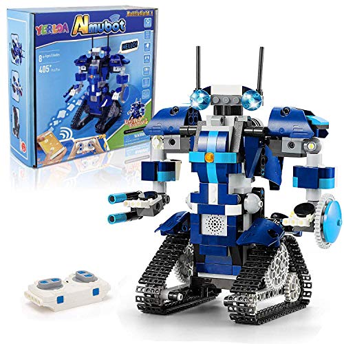 Yerloa Robot Building Kit for Kids 6-12, Remote & APP Control Robot Build A Robot Toys for Kids 8-12, Robotics Kit Stem Projects for Kids Ages 8-12, Gifts for 8 9 10 11 12 year old boys girls, 405 Pcs