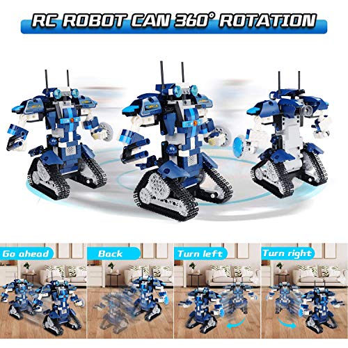 Yerloa Robot Building Kit for Kids 6-12, Remote & APP Control Robot Build A Robot Toys for Kids 8-12, Robotics Kit Stem Projects for Kids Ages 8-12, Gifts for 8 9 10 11 12 year old boys girls, 405 Pcs