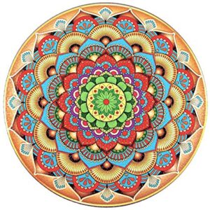 Jigsaw Puzzle 1000 Pieces for Adults. Colorful Round Mandala