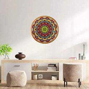 Jigsaw Puzzle 1000 Pieces for Adults. Colorful Round Mandala