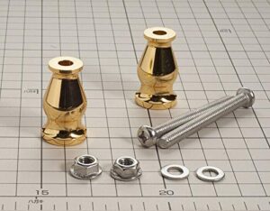 1: 200/350 model ship display pedestals 35×20mm - brass