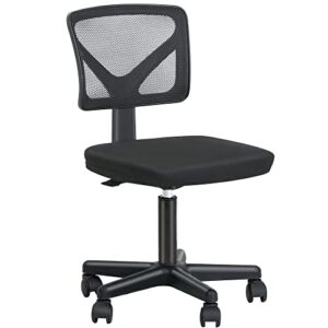 home office chair ergonomic desk chair mesh computer chair with lumbar support swivel rolling executive adjustable task chair for women adults(black)