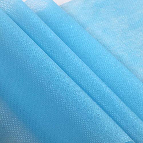 Disposable Waterproof Non-Woven Fabric Cloth，95% Polypropylene Fabric,DIY Handmade Material，Waterproof and Breathable Skin-Friendly and Soft (20M)