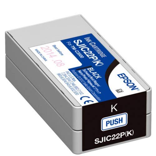 GenuineSJIC22P (K) Black Pigment Ink Cartridge for TM-C3500 C33S020577