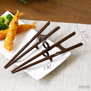 Edison Friends Training Chopsticks for Adults Right Handed, Beginner Chopsticks, Chopsticks Helper, Chopsticks for Beginners, Trainer Chopsticks, Easy Chopsticks, Practice Chopsticks, Made in Korea