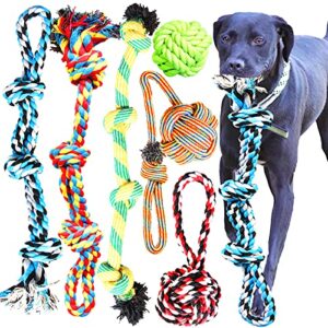 youngever 6 pack large dog rope toys, dog chew toys, dog toys for large, xl large dogs