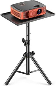 amada projector tripod stand, foldable laptop tripod, multifunctional dj racks/projector stand with adjustable height, perfect for office, home, stage or studio-amps01