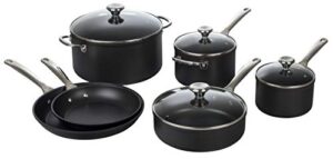 le creuset toughened nonstick pro cookware set, 10 pc.