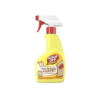 goof off fg910 paint remover carpet cleaner solution –, 12 oz. spray