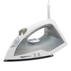 amazon basics teflon soleplate steam iron, 1200-watt