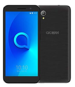 alcatel 1 unlocked phone 4g lte 5" display 16gb dual camera att, tmobile, metro, straight talk - black