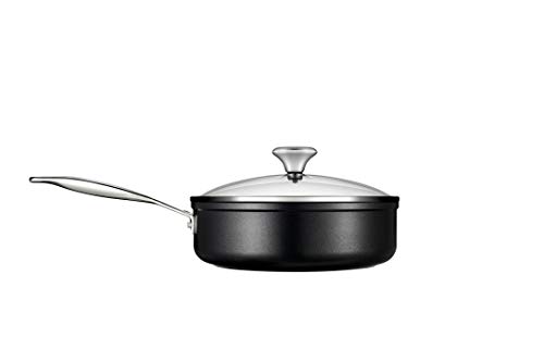 Le Creuset Toughened Nonstick PRO Saute Pan With Glass Lid, 3.5 qt.