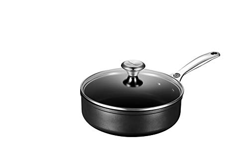 Le Creuset Toughened Nonstick PRO Saute Pan With Glass Lid, 3.5 qt.