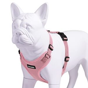 Voyager Step-in Lock Pet Harness - All Weather Mesh, Adjustable Step in Harness for Cats and Dogs by Best Pet Supplies - Pink, M