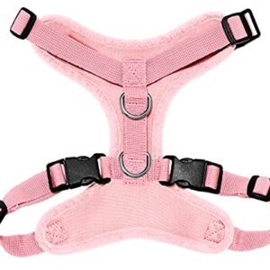 Voyager Step-in Lock Pet Harness - All Weather Mesh, Adjustable Step in Harness for Cats and Dogs by Best Pet Supplies - Pink, M