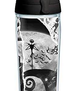 Tervis Disney - Nightmare Before Christmas Made in USA Double Walled Insulated Tumbler Travel Cup Keeps Drinks Cold & Hot, 24oz Water Bottle, Classic