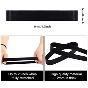 Outus Couch Sectional Connectors Sofa Couch Straps Sofa Rubber Band for Sliding Sofa, Black (16 Pieces)