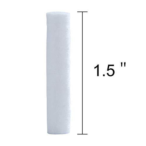 100 Count Cotton Rolls #2 Medium 1.5" Dental Gauze Cotton Rolls Non-Sterile 100% Natural Cotton High Absorbent Cotton