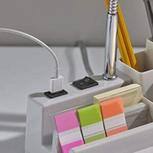 Adesso LED Charging Station Desk Lamp