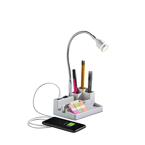 Adesso LED Charging Station Desk Lamp