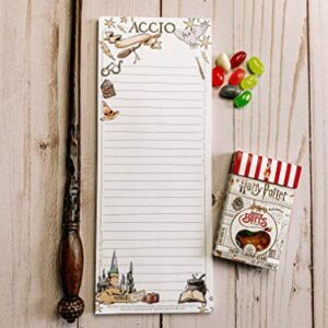 Conquest Journals Harry Potter Magnetic Notepad for Grocery List, To-Do List, Reminders - 9"x3.5", 50 Sheets