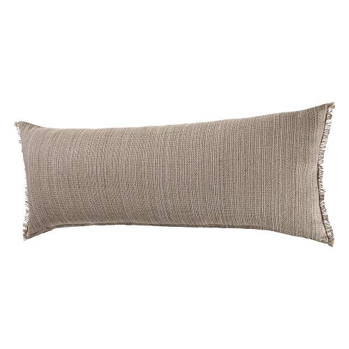 LR Home Neutral Lumbar Throw Pillow, 14 in x 36 in, Tan/Taupe