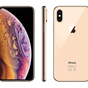 Apple iPhone XS Max, 64GB, Gold - Unlocked (Renewed Premium)