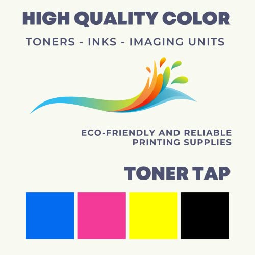 Toner Tap High Yield for Ricoh IM C2500 C2000 (4 Pack Bundle) C2500H 842307 842310 842309 842308 Compatible Cartridge Replacements