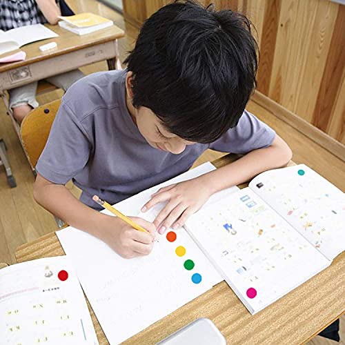 PARLAIM 7 Color 3/4 Inch Round Color-Coding Label Stickers, Color Coded Dots for Classroom Office Art DIY Yard Sale Stickers-1050PCS