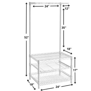 DormCo Suprima® Portable Mini Fridge Organizer - White