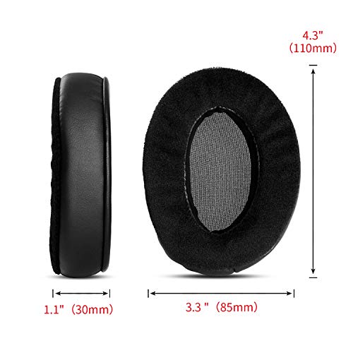 Replacement Ear Pads Cups Cushion Compatible with Corsair HS50 HS60 HS70 Pro Gaming Headset Headphones Earmuffs (Style 2)