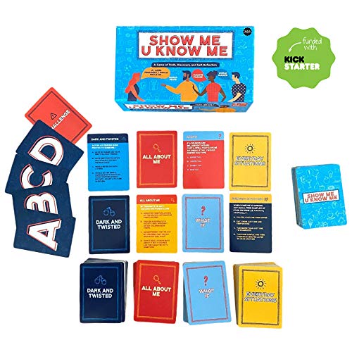 Show Me U Know Me: Hilarious Conversation Starter Icebreaker Party Card Game of Truth, Discovery, and Self-Reflection