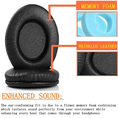 1 Pair Ear Pads Cushions Compatible with SoundBot SB220 SB 220 Headset Replacement Earpads Earmuffs