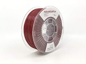 paramount 3d asa (iron red) 1.75mm 1kg filament [irrl30111815sa] **asa**