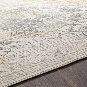 Artistic Weavers Cayla  Charcoal/Mustard Area Rug, 2'7" x 5'