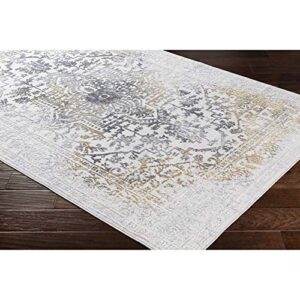 Artistic Weavers Cayla  Charcoal/Mustard Area Rug, 2'7" x 5'