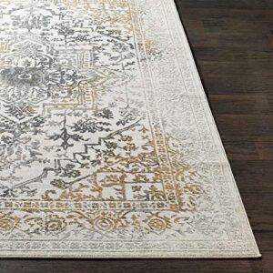 Artistic Weavers Cayla  Charcoal/Mustard Area Rug, 2'7" x 5'