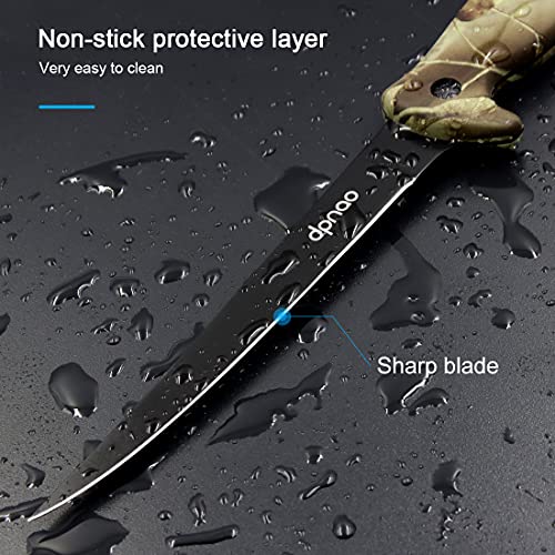 dpnao Fillet Knife Fishing 6-8 inch Chef Knifes/Professional Level Knives for Filleting Boning Kitchen /Flexible Stainless Steel Blade with Sheath and Sharpener