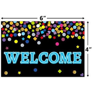 ceiba tree Chalkboard Welcome Postcards Colorful Welcome to Our Class Cards Back to School for Kids