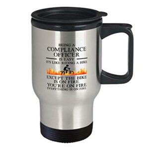 Being A Compliance Officer Is Easy Travel Mug 14oz.