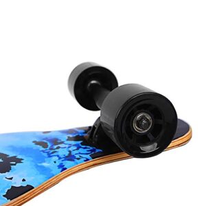 Longboard Skateboard, 41 Inch 8 Layer Canadian Maple Drop Through Longboards for Kids Boys Girls Youths Beginners.