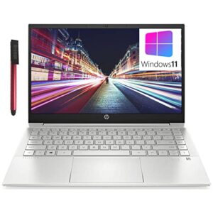 hp [windows 11] pavilion 14 laptop computer, 14" fhd 400 nits, intel quad-core i7-1195g7 up to 5.0ghz, 16gb ddr4 ram, 512gb pcie ssd, wifi 6, bt 5.2, backlit kb, fingerprint reader, 64gb flash stylus