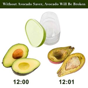 1PC Avocado Saver Holder Food Crisper Storage Box Fruit Keeper Vegetable Container Keep Fresh Kitchen Accessories-to Keep Avocados Fresh for Days