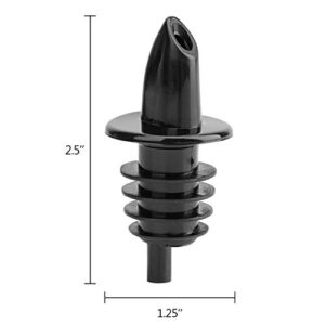 Hedume 50 Pack Bottle Pourers, Free Flow Pourers, Liquor Bottle Pourers Perfect for Pubs, Clubs, Restaurants, Bars, Coffee Shops and Diners